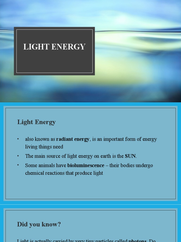 5 - Light Energy | PDF | Shadow | Light