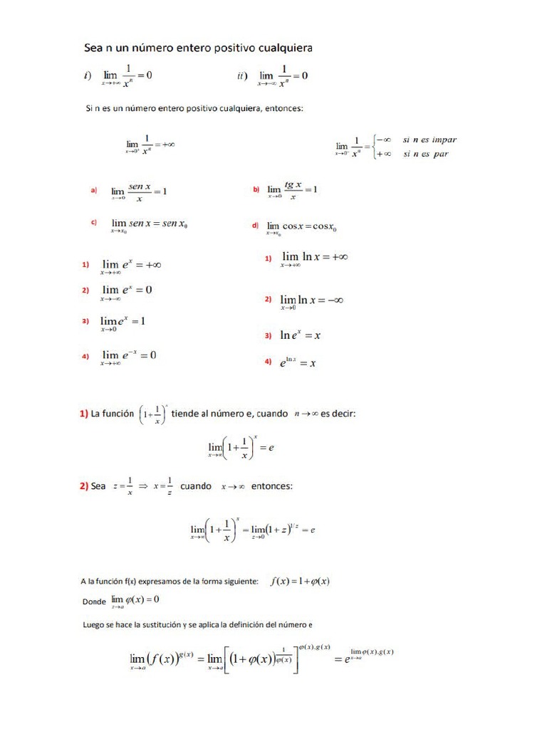 Formulario de Limites | PDF