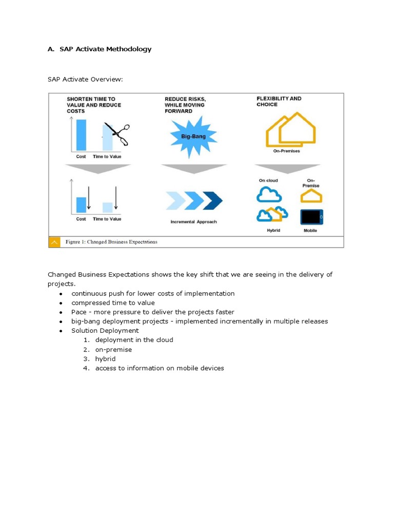 SAP Activate Methodology Overview | PDF | Sap Se | Software Development ...