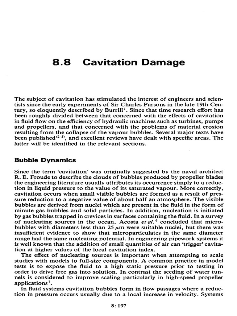 Cavitation Damage | PDF | Fracture | Fracture Mechanics