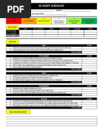 6S Audit Checklist 2015 | PDF | Audit | Business
