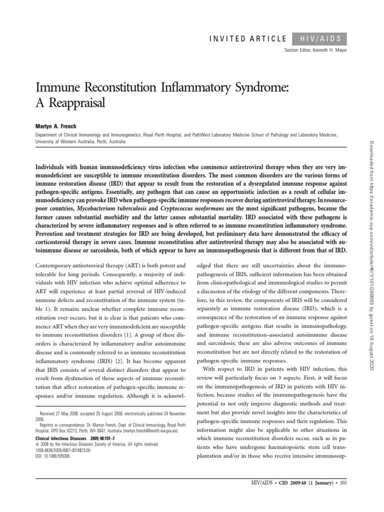 Iris Cid | PDF | Immune System | Hiv/Aids