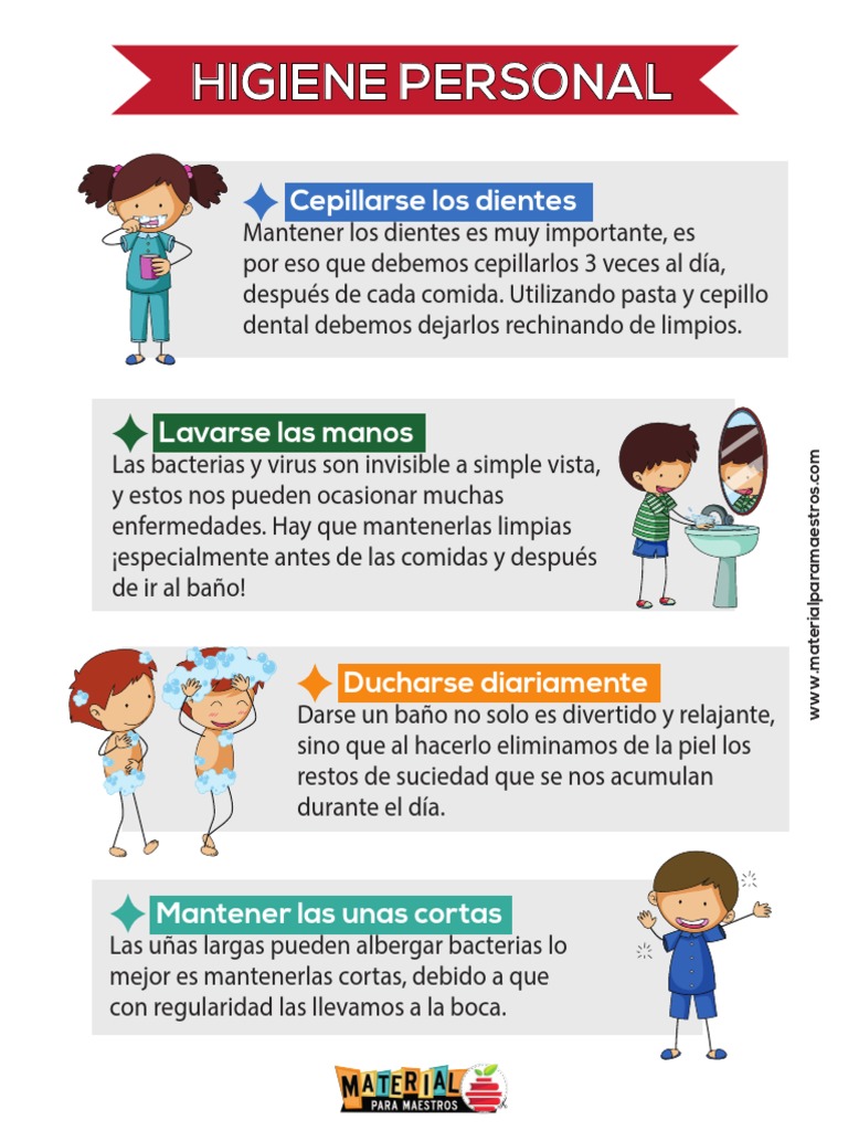Hábitos de Higiene Personal para Niños | PDF | Relaciones personales ...