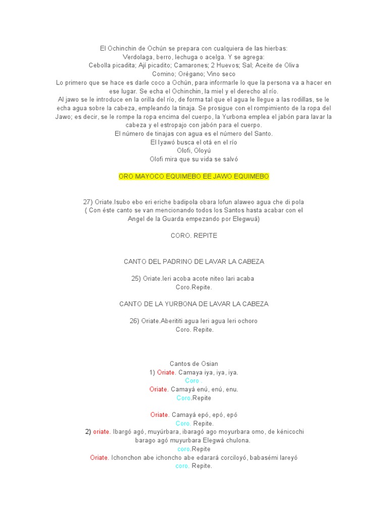 Ozun Leri | PDF | Santeria