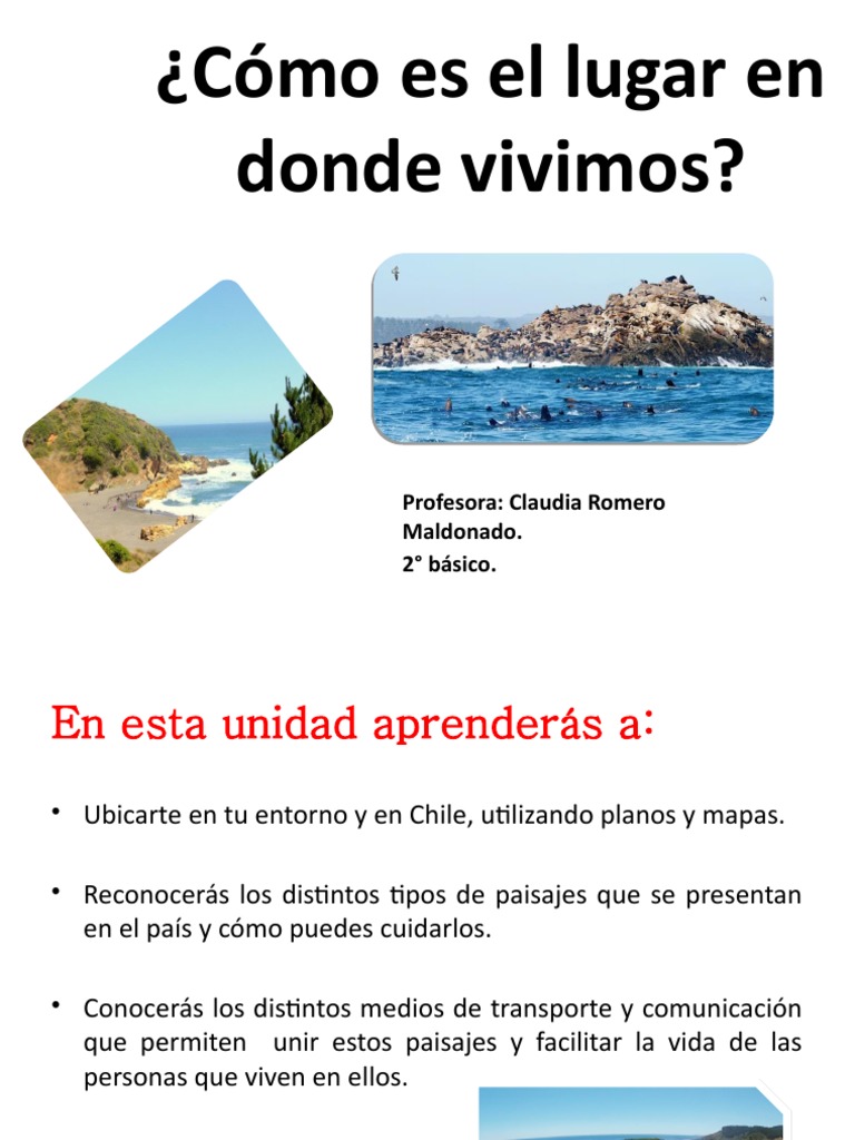 Cómo Es El Lugar en Donde Vivimos - PPTX Primera Unidad Historia | PDF ...