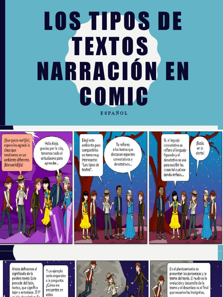 Los Tipos de Textos Comic | PDF