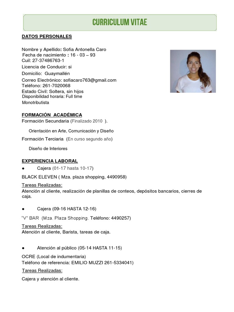 Curriculum Sofia PDF | PDF