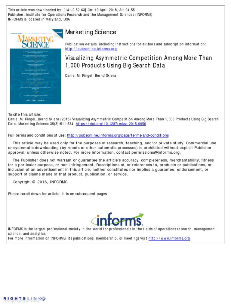Visualizing Asymmetric Competition Among More Than 1,000 Products Using ...