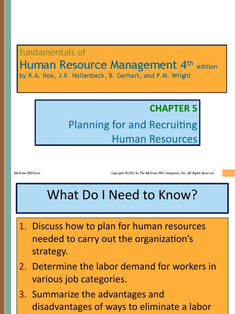 Human Resource Management 4: Fundamentals of | PDF | Recruitment ...