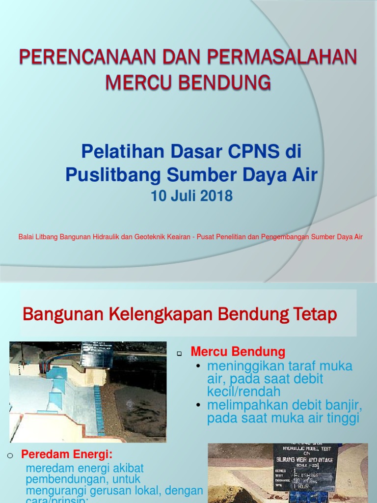 3 Mercu Bendung | PDF