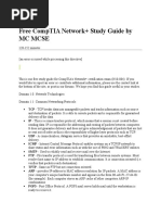 Network+ Exam Cram Study Sheet | PDF | Network Switch | Public Key ...