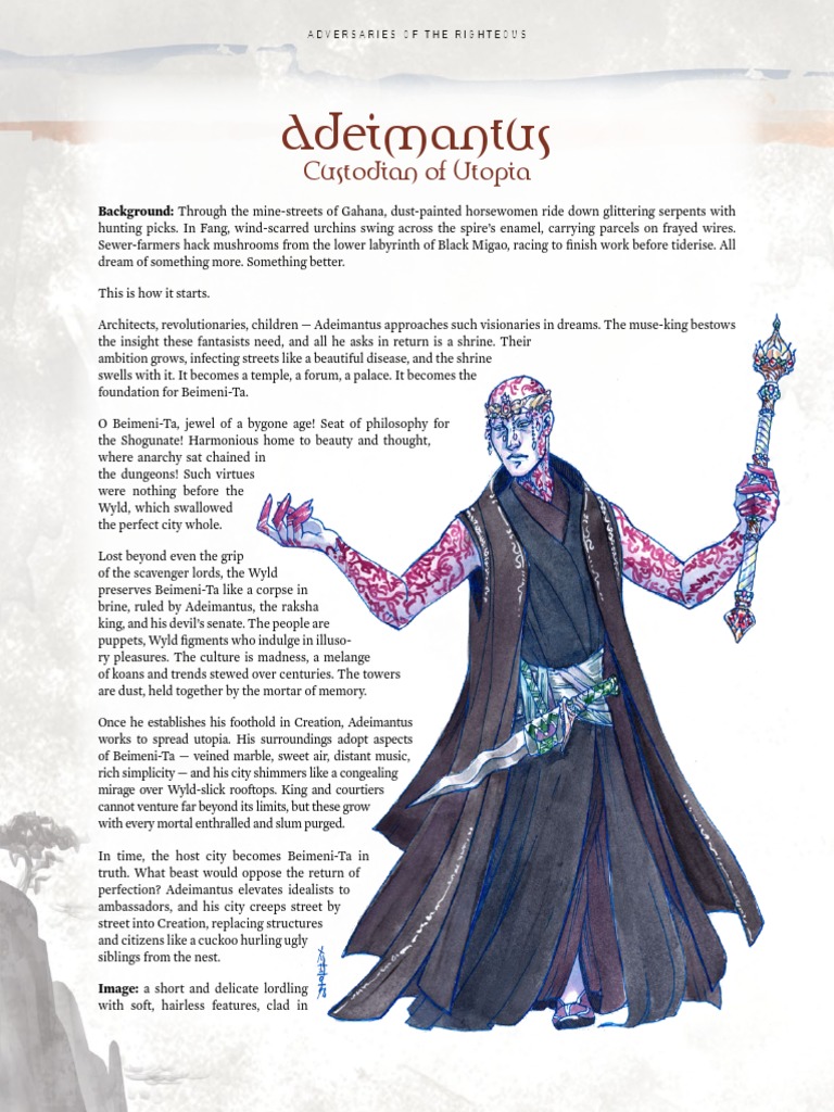 Exalted 3E - Adversaries of The Righteous (COMPILED) | PDF