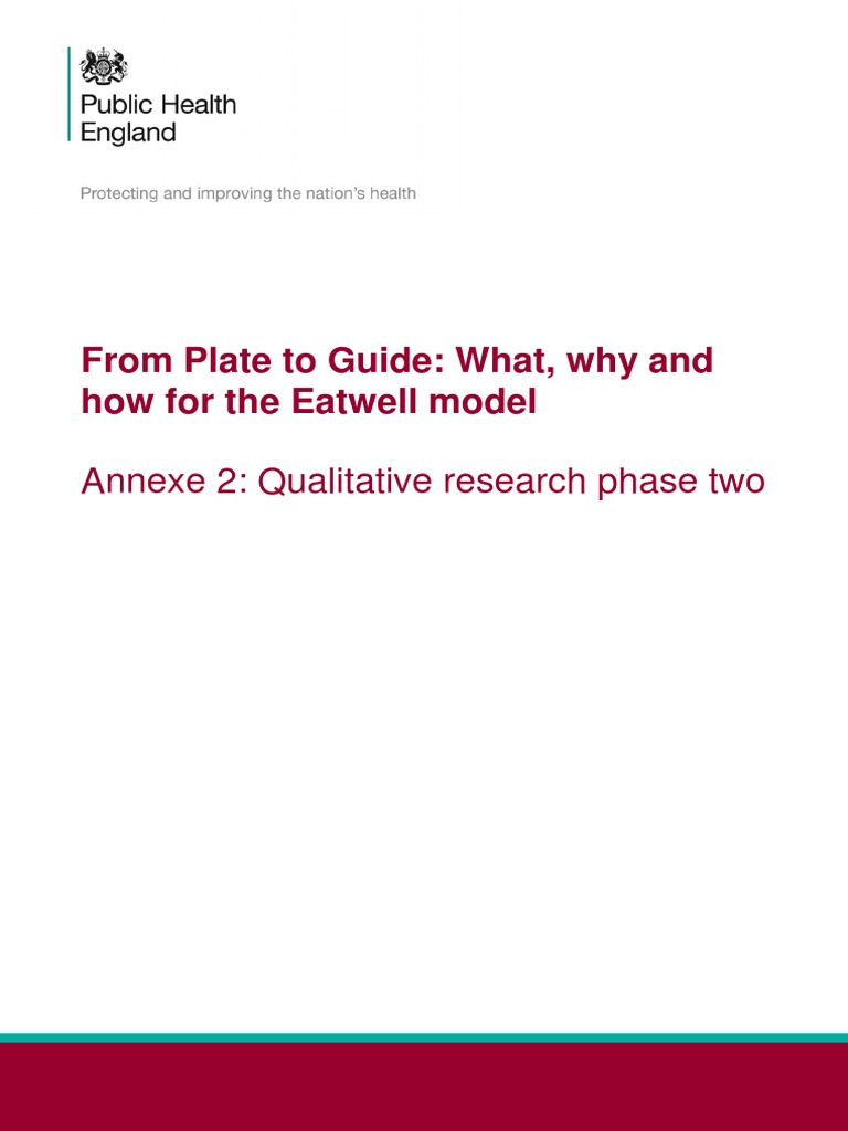 Eatwell Guide Annex 2 | PDF | Healthy Diet | Foods