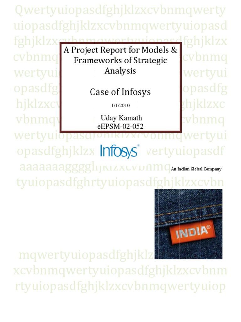 Strategic Management Case Analysis-Infosys | PDF | Business Process ...