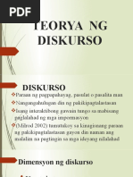 Mga Uri NG Diskurso | PDF