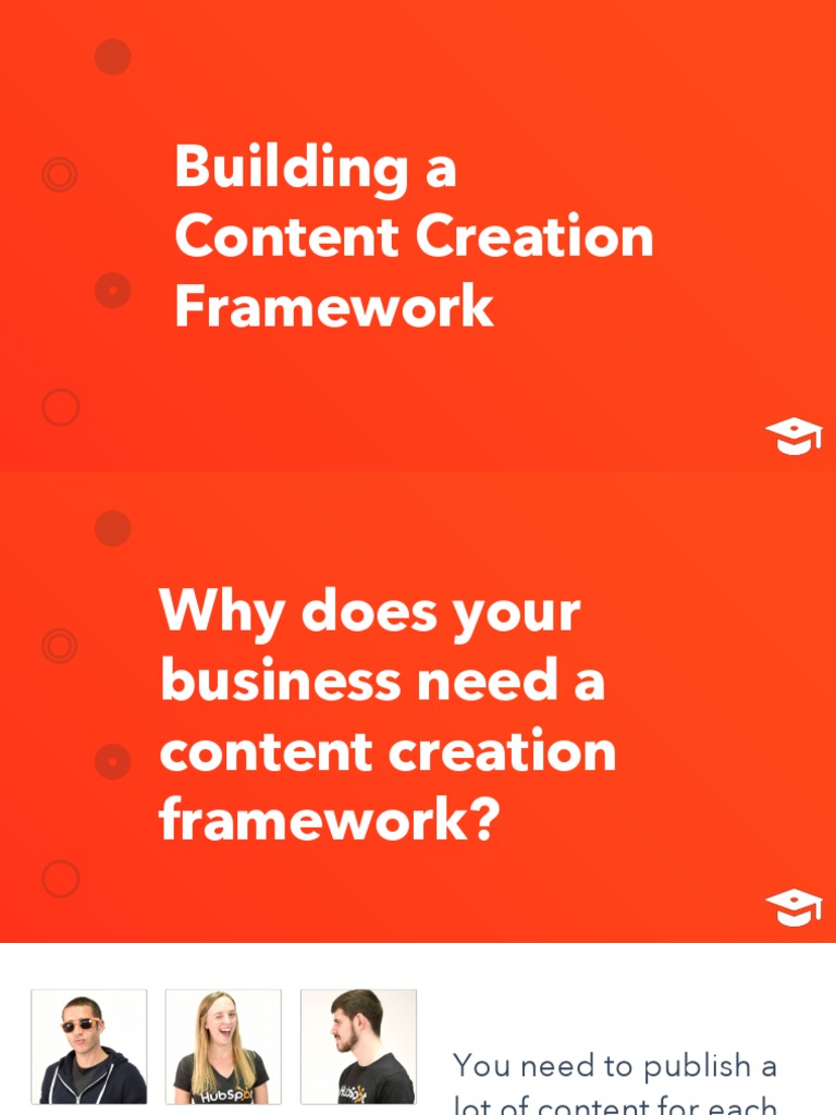 LESSON Building A Content Creation Framework DECK | PDF | Editing ...