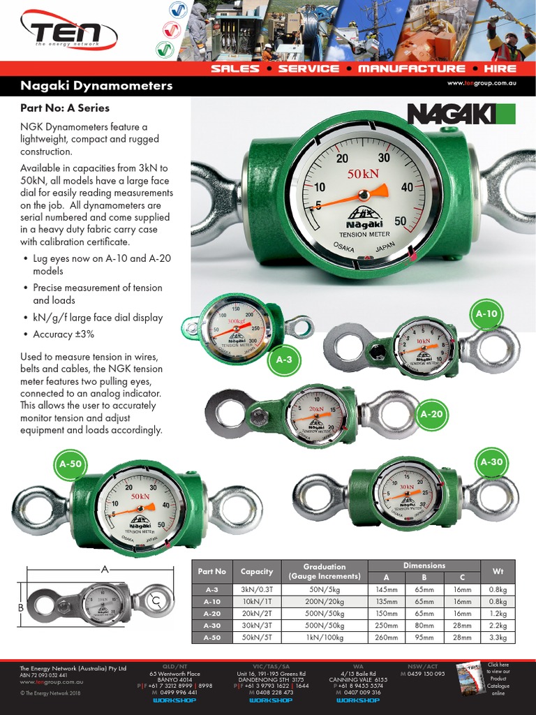 TEN Group - NGK Dynamometers | PDF | Measuring Instrument | Electrical ...