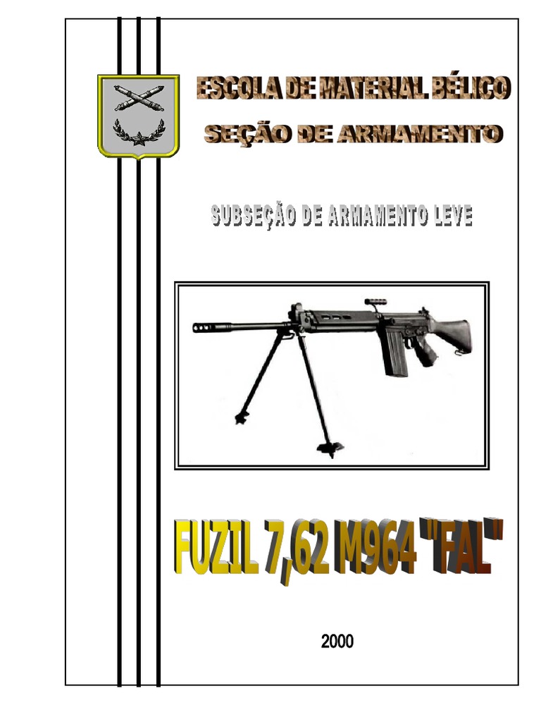 NA FZ 7,62 M964 FAL | PDF | Rifle | Munição