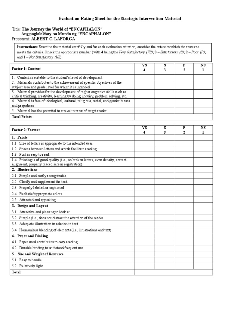 SIM Evaluation Sheet | PDF | Epistemology | Learning