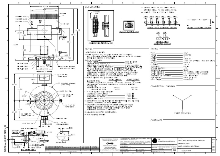 GE Power Conversion: KVAF - 8339P30 - 4P - TEAAC | PDF | Electrical ...