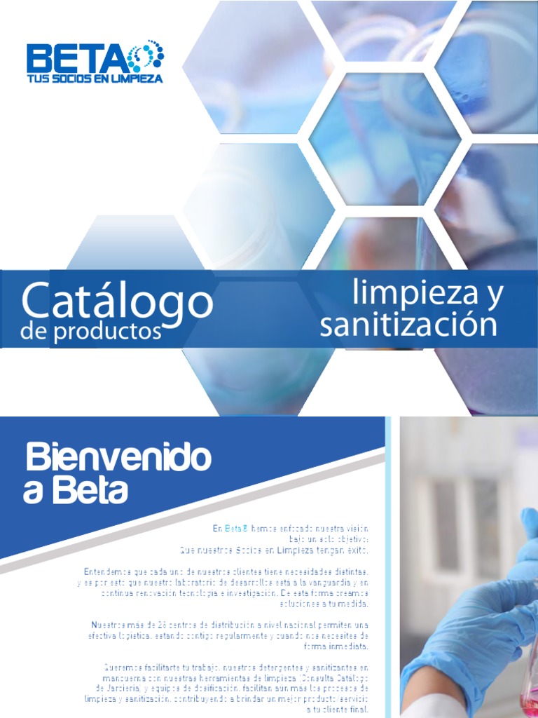 CatalogoInstitucional BETA | PDF | Tensioactivo | Detergente