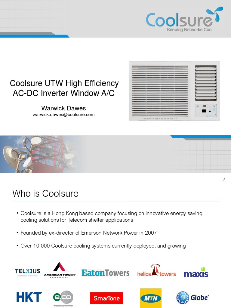 Coolsure UTW High Efficiency AC-DC Window Airconditioner Presentation ...