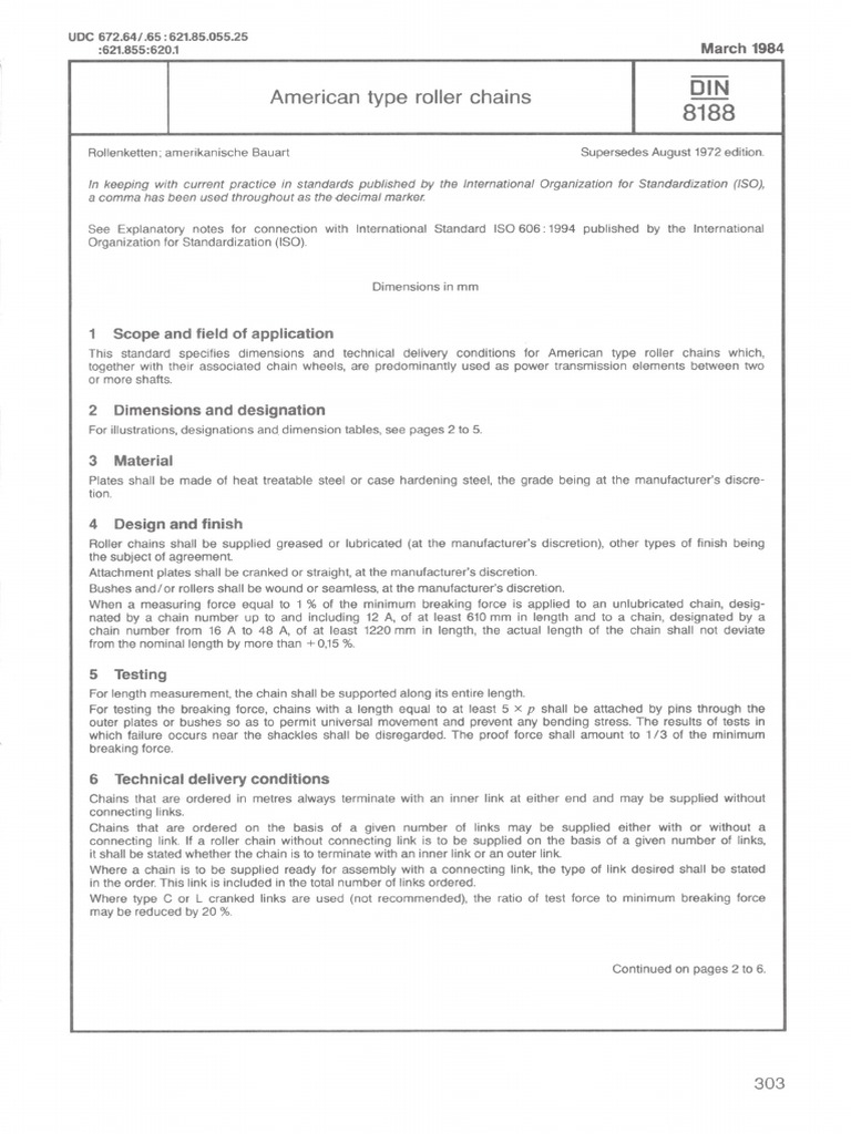 Din 8188 | PDF