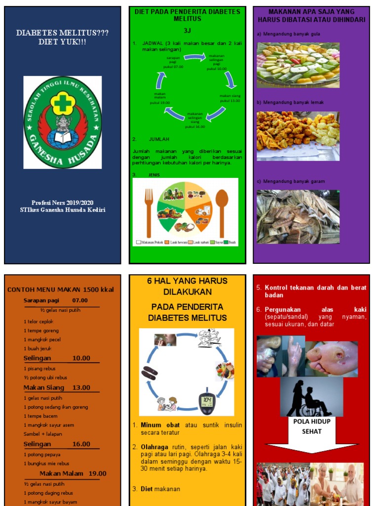 Leaflet Diet DM | PDF