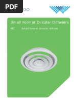 Waterloo SDCH-high-capacity-swirl-diffusers | PDF | Duct (Flow) | Tools