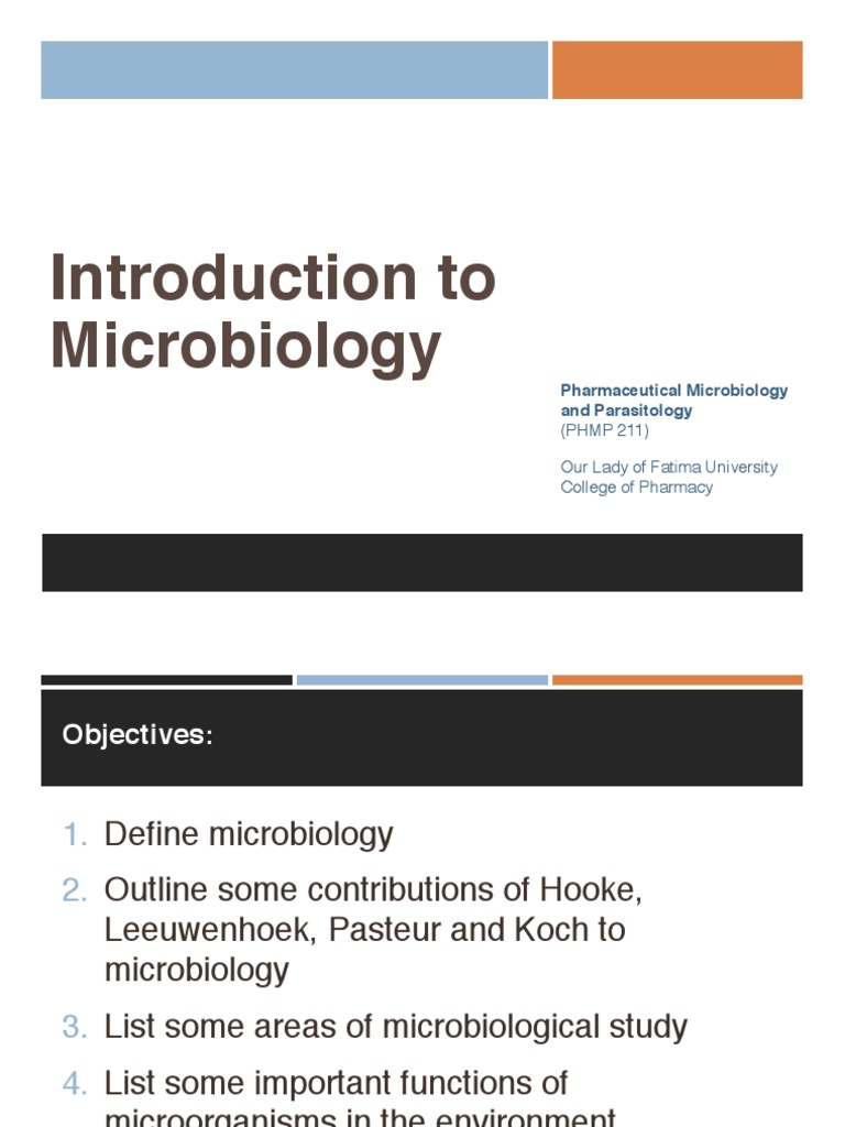 Introduction To Microbiology | PDF | Microbiology | Microorganism