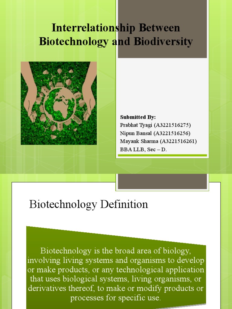Biodiversity Project | PDF | Biodiversity | Biotechnology