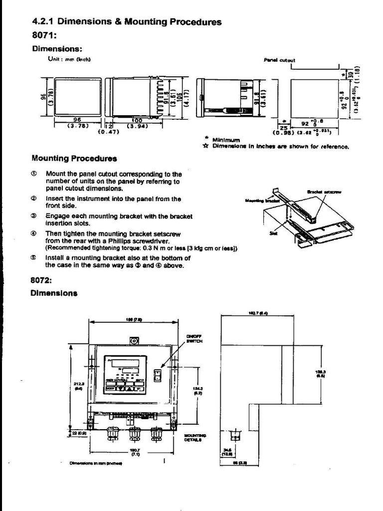 Amot 8071A Thermocontroller PDF | PDF | Electronic Filter | Filter ...