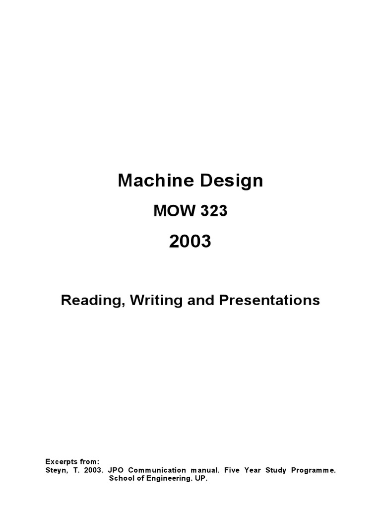 Engineering Report Writing Guide - 2003 | PDF | Typefaces | Paragraph