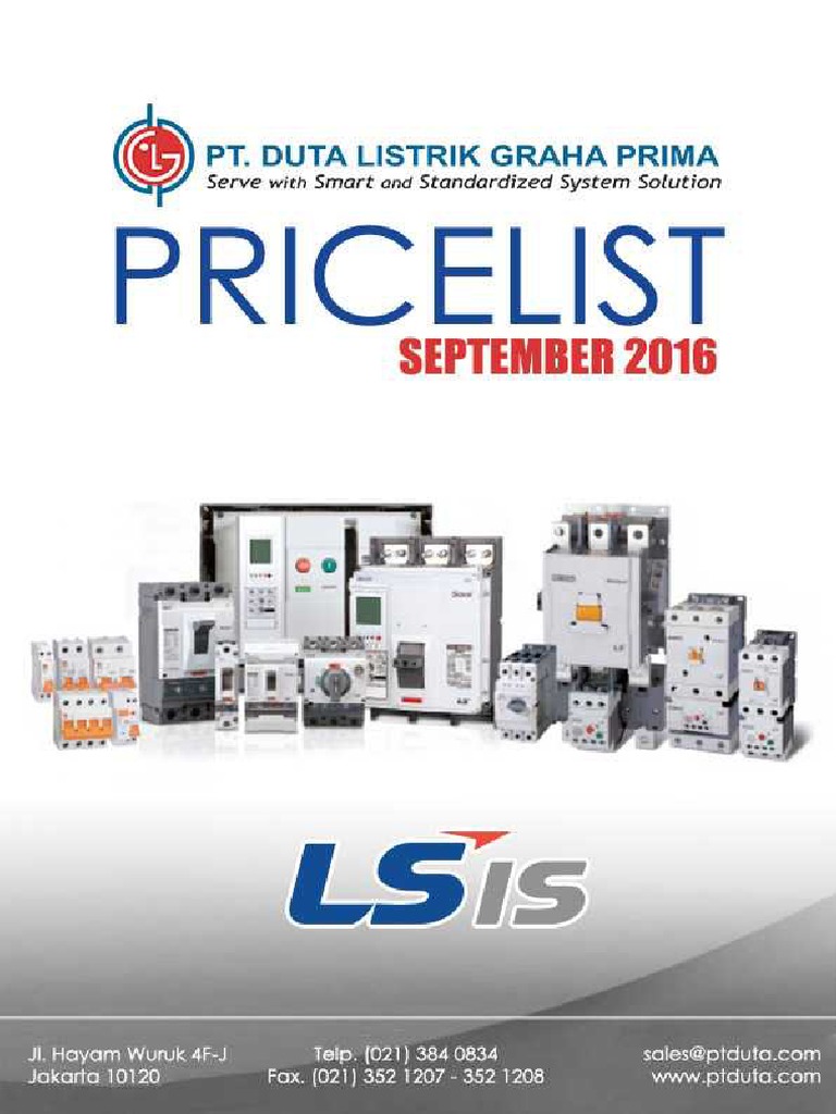 Price List DLGP 2016-New | PDF | Electrical Equipment | Electric Power
