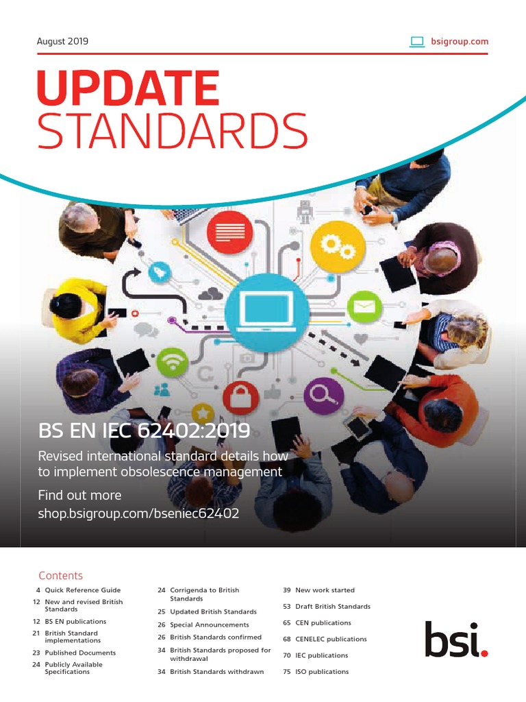 Update British Standards August 2019 PDF | PDF | International ...