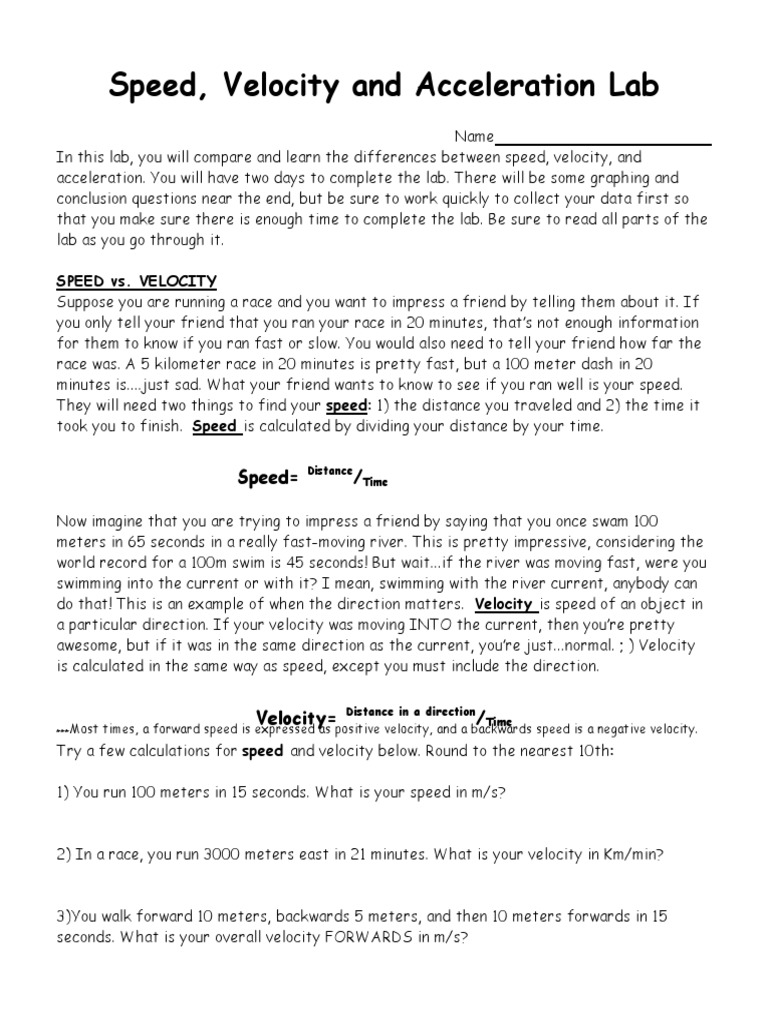 K00735 - 20200314121311 - Velocity Acceleration Lab | PDF | Velocity ...