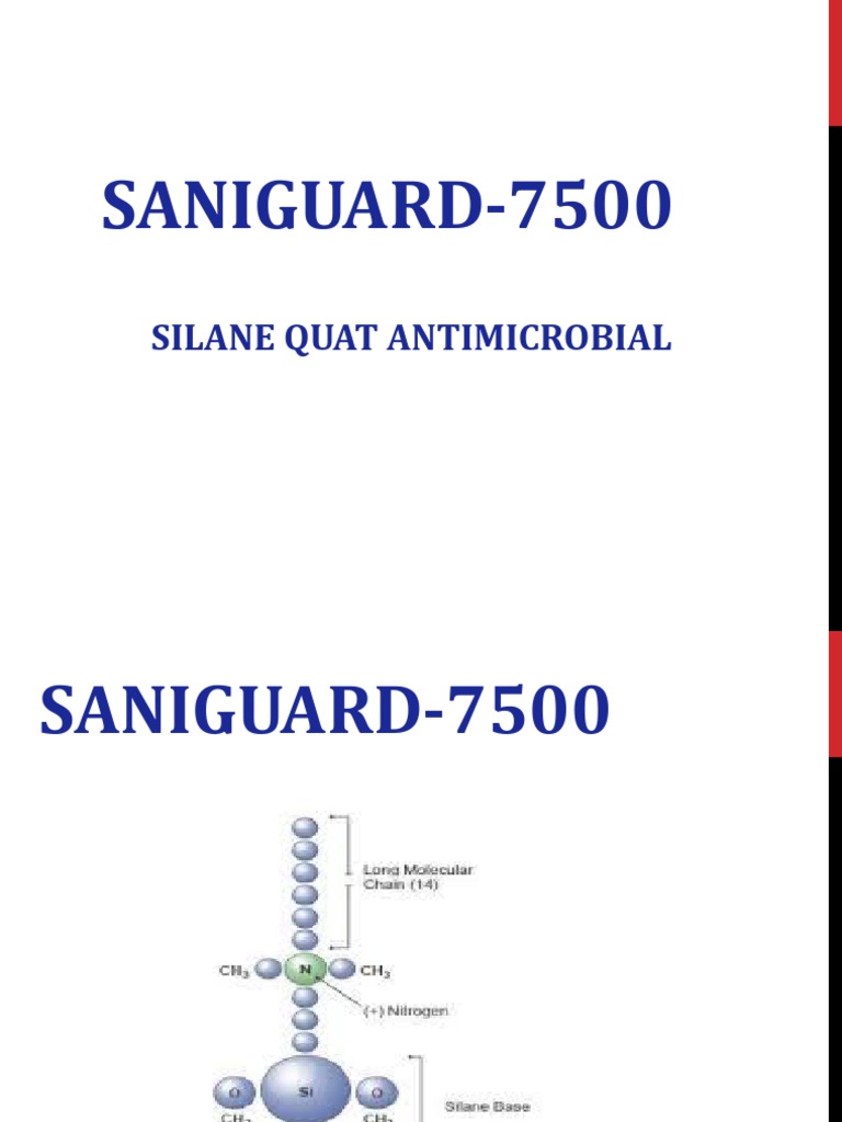 SANIGUARD - 7500 Silane Quat Antimicrobial 99.99 % Protection From ...