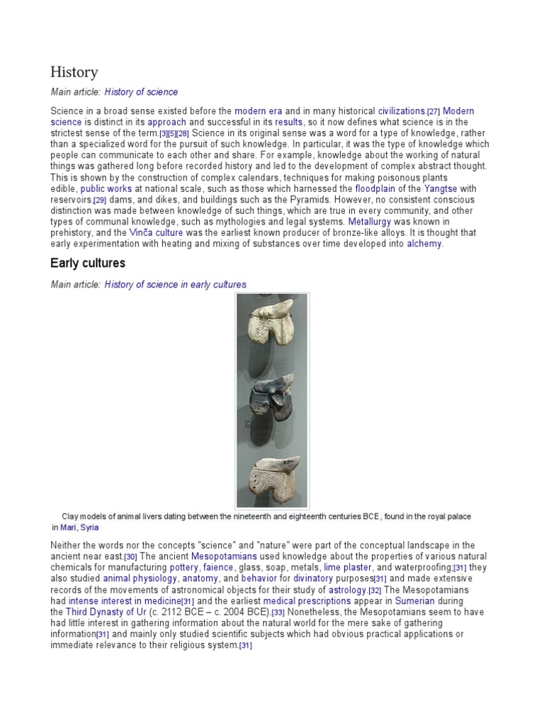 History of Science | PDF | Ancient Greek Philosophy | Science