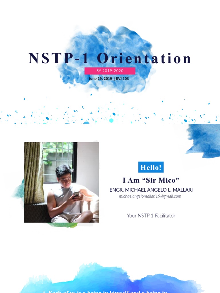 NSTP Orientation | PDF