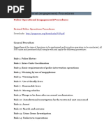 PNP Force Continuum Guidelines for Guards | PDF | Arrest | Police Officer