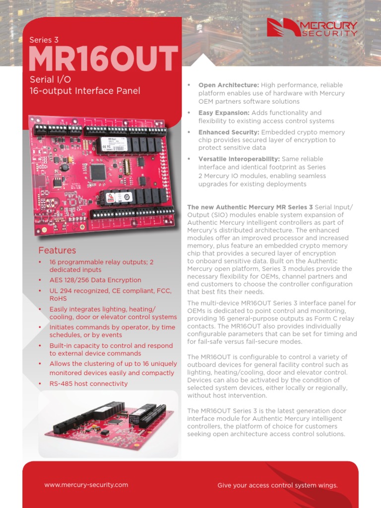 OP Module MR - 16out-Series-3 - July-2019 | PDF | Input/Output | Embedded System