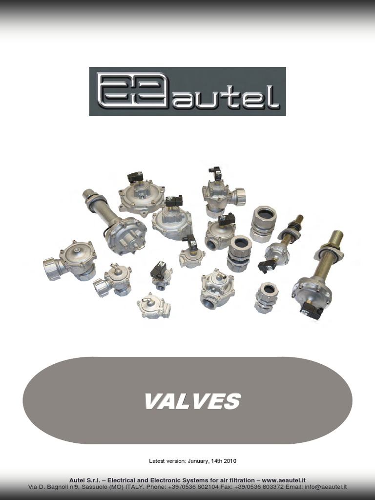 Autel Valves: Technical Specifications and Performance Characteristics ...