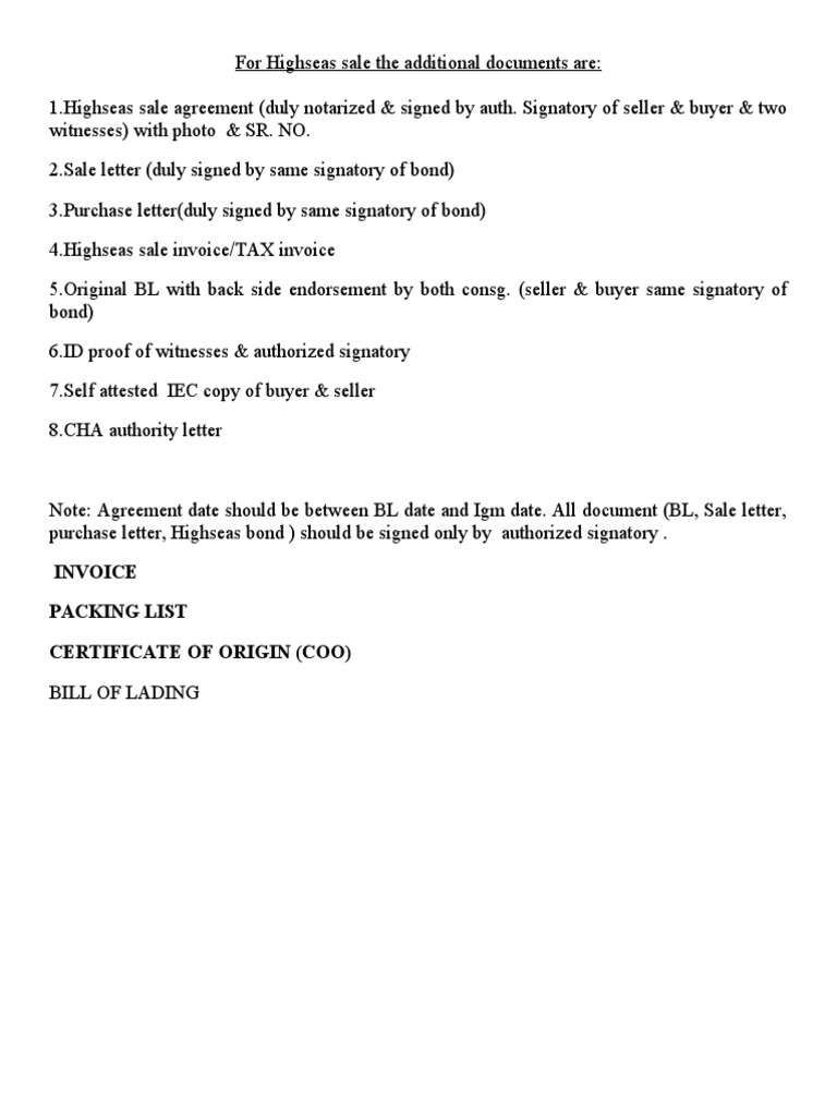 HSS Required Docs-New | PDF