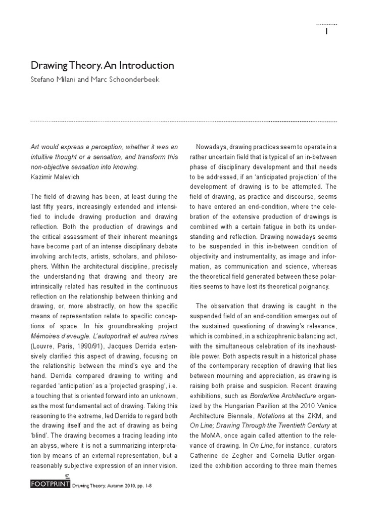 Drawing Theory Introduction | PDF | Concept | Theory