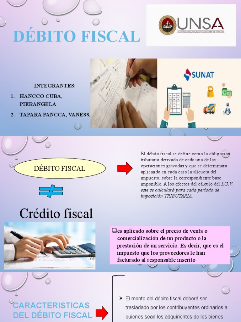 Débito Fiscal Modificado Final | PDF | Tarjeta de débito | Impuestos