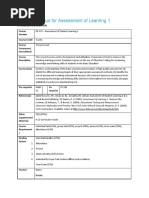 UNIT 1 IN aSSESSMENT IN Learning 1 | PDF | Educational Assessment ...