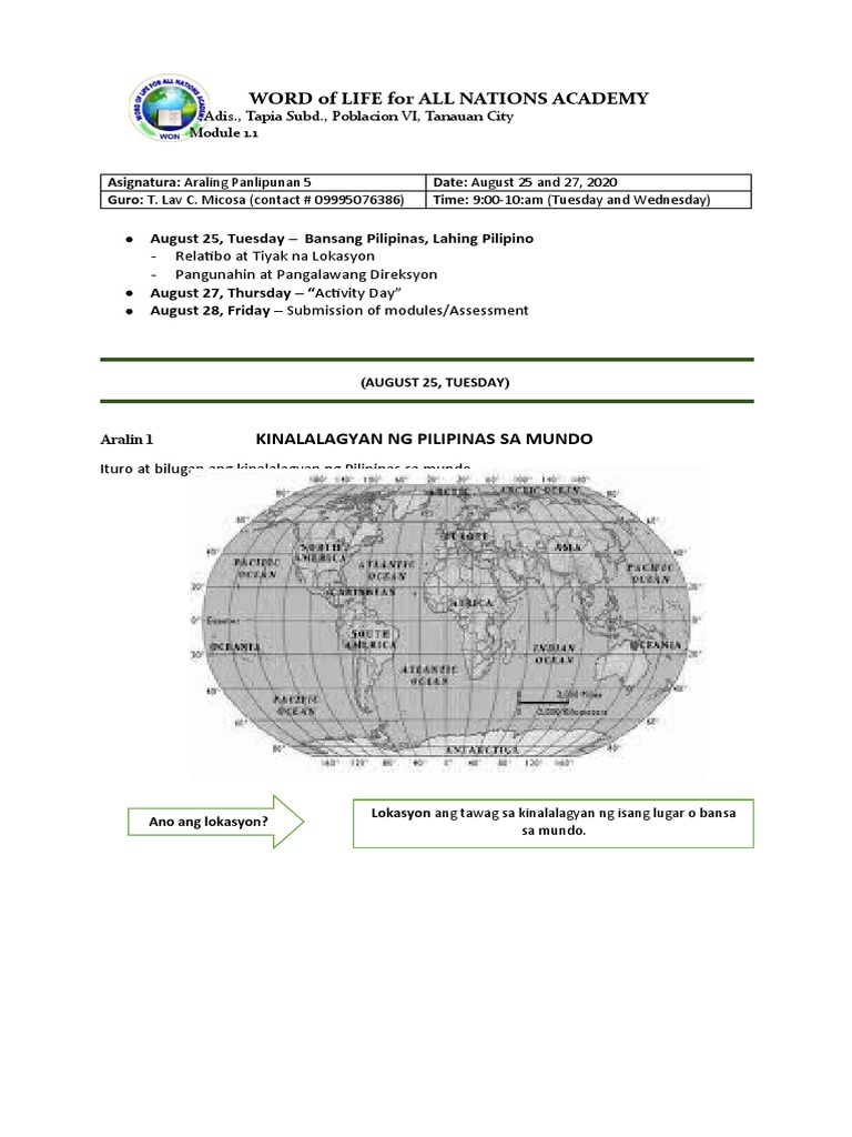 AP 5 Module Week 1 | PDF
