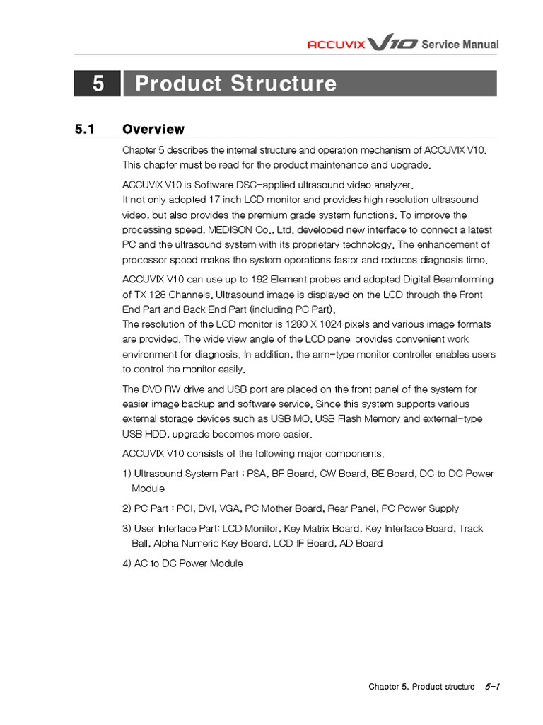 Chapter 5. Product Structure | PDF