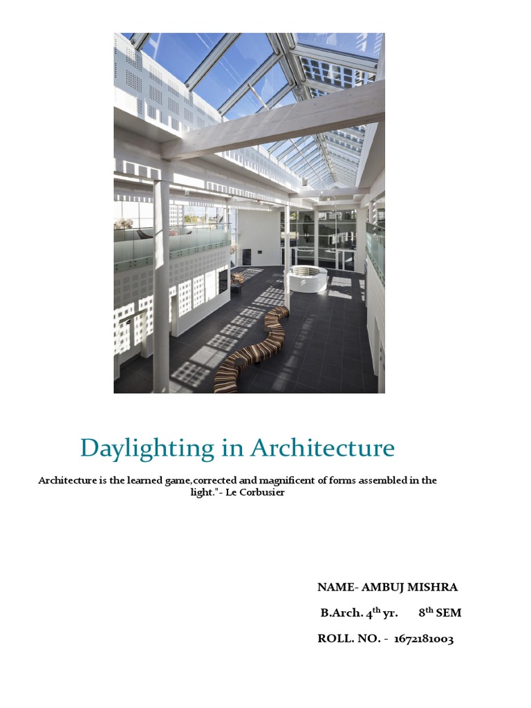 Daylighting Strategies in Architecture | PDF | Nature