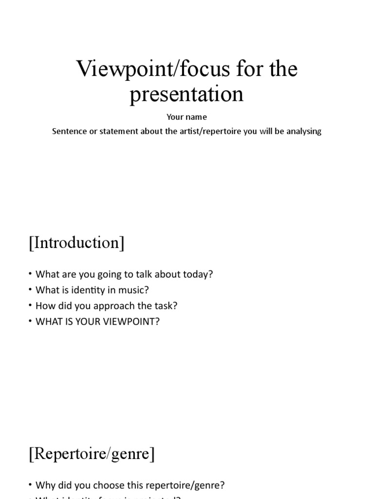 Sample PPT Structure | PDF | Cognition | Entertainment (General)